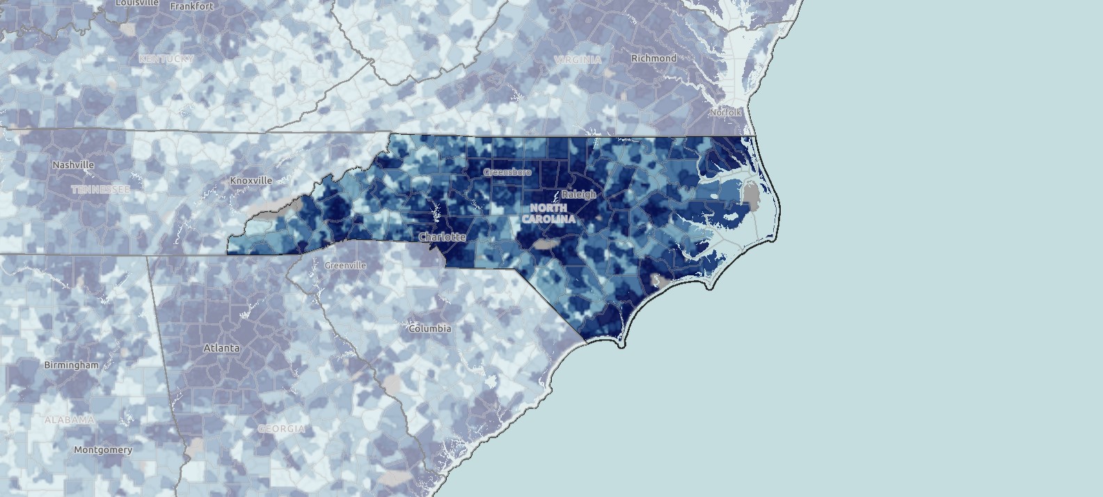 Map Gallery – North Carolina Data Portal